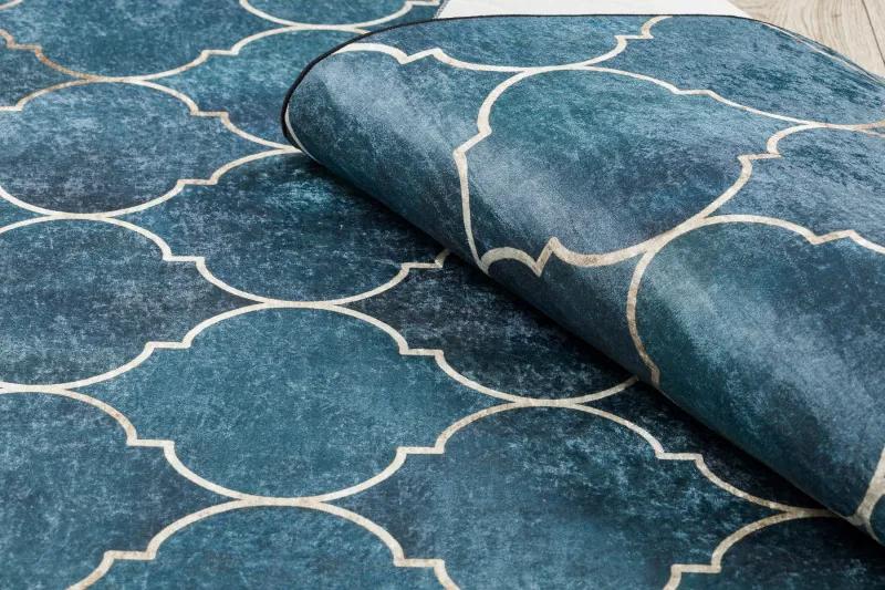 Dywany Łuszczów Kusový koberec ANDRE Maroccan trellis 1181 blue Rozměry koberců: 120x170