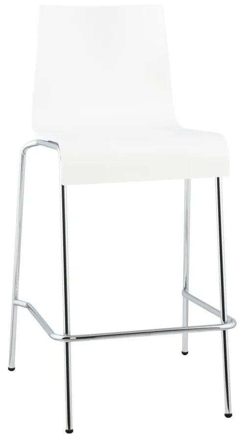 Bílá barová židle Kokoon Cobe, výška sedu 65 cm