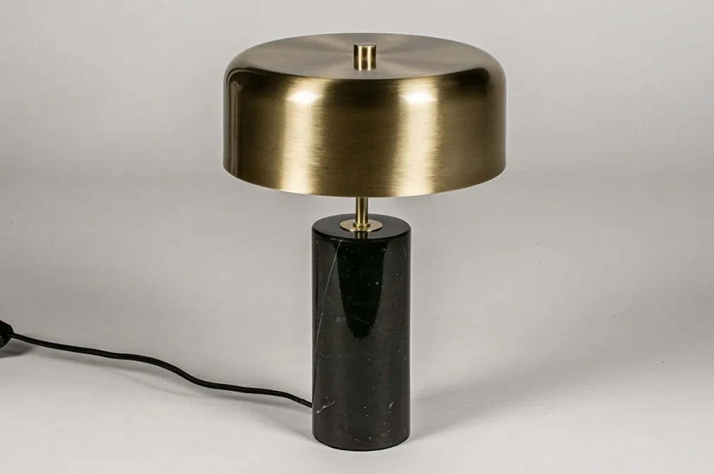 Stolní lampa Morph Black Marmor Gold