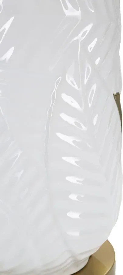Stolní lampa Ceramic 70 cm bílo-zlatá