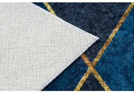 Dywany Luszczow Dětský kusový koberec MIRO 52097.801 pratelný  Geometrická protiskluz, modrý Rozměr koberce: 140 x 190 cm