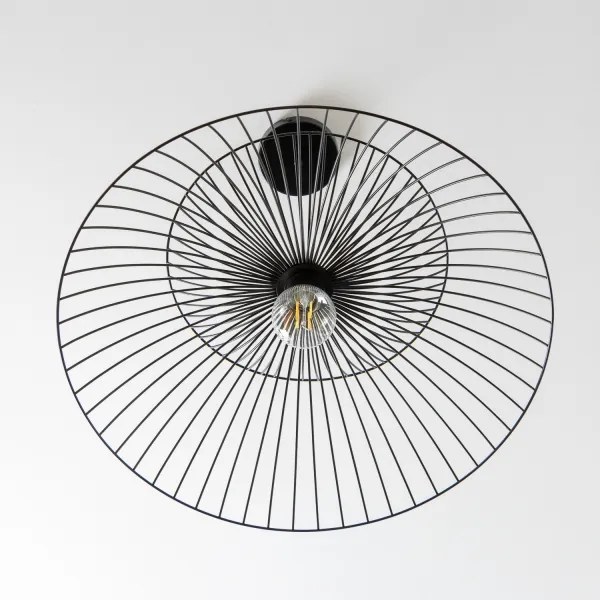 Brilagi - LED Lustr na lanku CERIA WIRE 1xE27/40W/230V pr. 60 cm černá