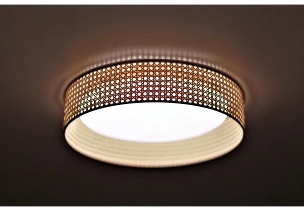 Duolla - LED Stropní svítidlo ROLLER LED/24W/230V pr. 45 cm ratan