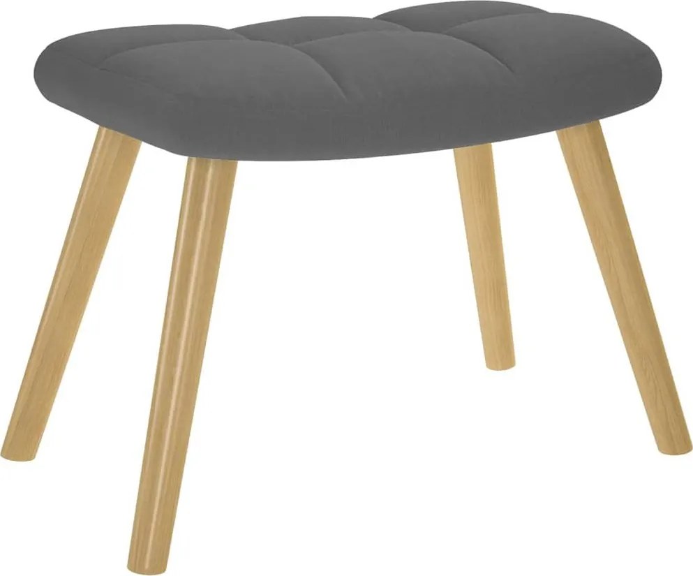 vidaXL Relaxační křeslo s podnožkou textil [4016785] Barva: Hnědá