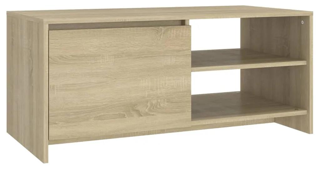Konferenční stolek dub sonoma 102 x 50 x 45 cm kompozitní dřevo - Default Title