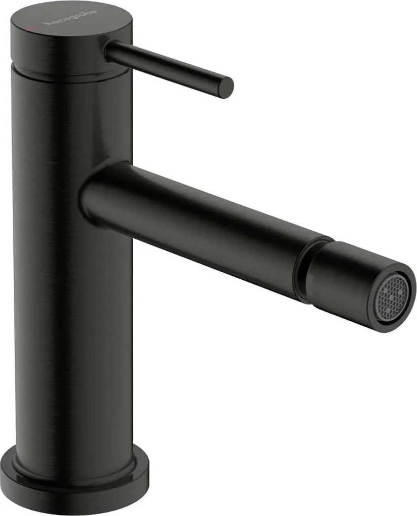 Hansgrohe Tecturis S - Bidetová baterie s výpustí, EcoSmart, kartáčovaný černý chrom 73201340