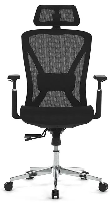 Ergonomická kancelářská židle NILS - černá síťovina Barva: černá
