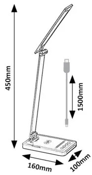 Rabalux 74213 - LED Stmívatelná stolní lampa TRAZE LED/5W/5V