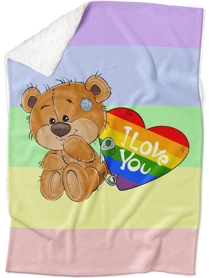 Deka LGBT I love you (Podšití beránkem: ANO)