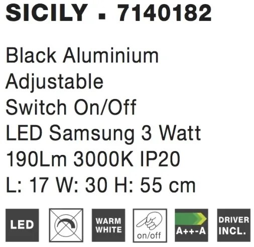 Designová stolní lampa Sicily