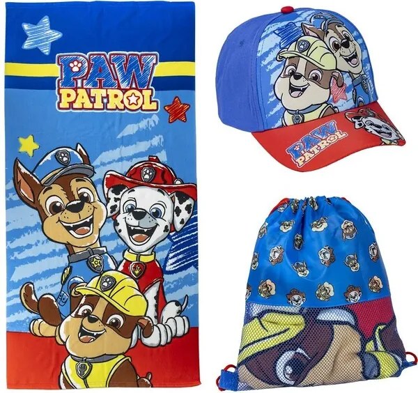 Dětská sada ručníku a kšiltovky Paw Patrol