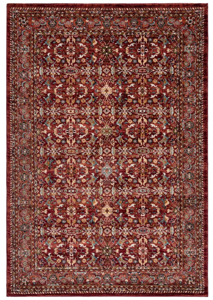 Flair Rugs, Kusový koberec Sincerity Royale Sandford Red, 80x150, červená, ložnice
