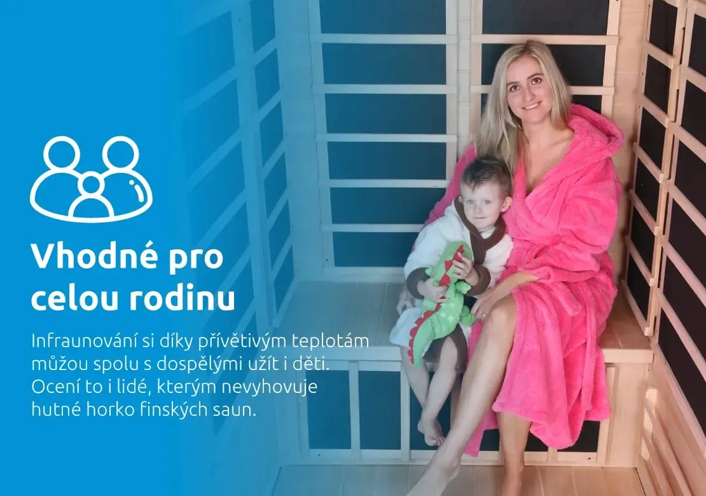 Marimex | Kombinovaná sauna Marimex UNITE XXL s Wi-Fi (FSC) + saunová kamna | 11100117