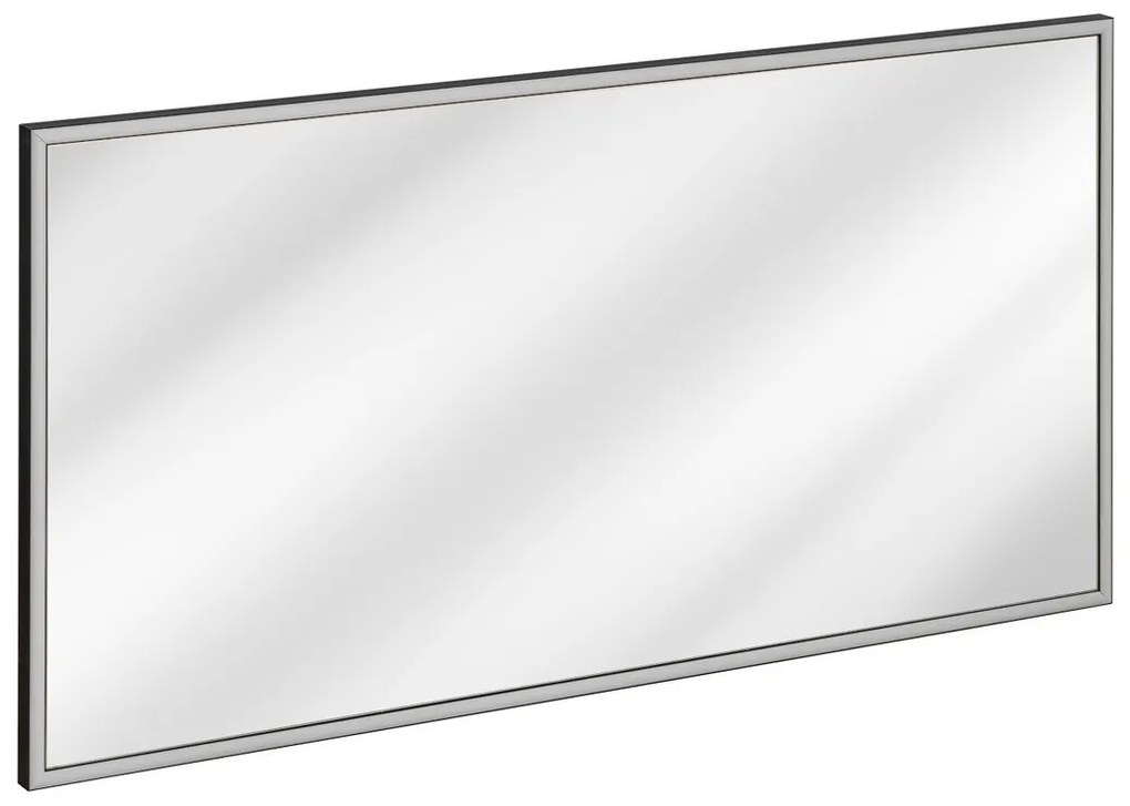 Koupelnové zrcadlo Madera s LED osvětlením 123x68 cm černé