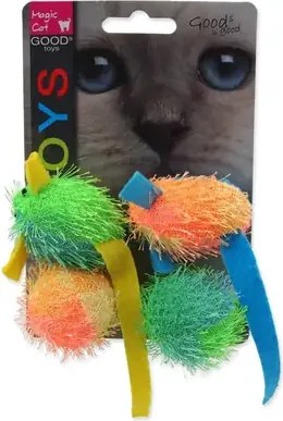 Magic Cat Hračka - myš a koule s catnip 5cm 4ks