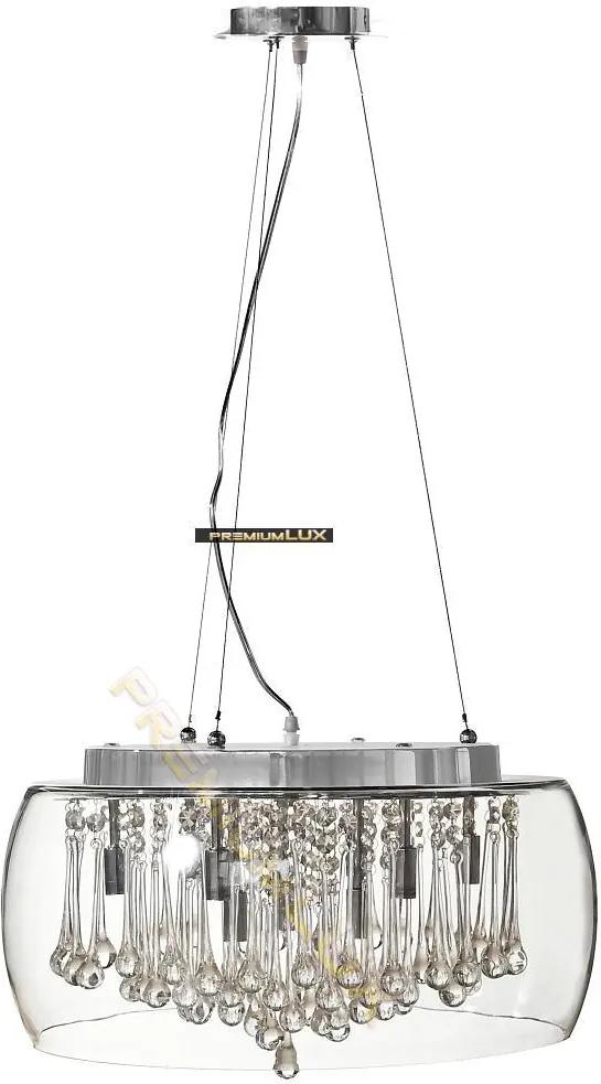 Lampada Designe Stropní závěsné svítidlo CONSTANZA 500x1500mm 9xG9  sklo, kov