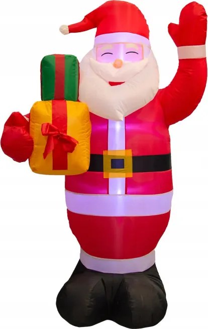 Nafukovací Santa Claus s LED osvětlením 150 cm