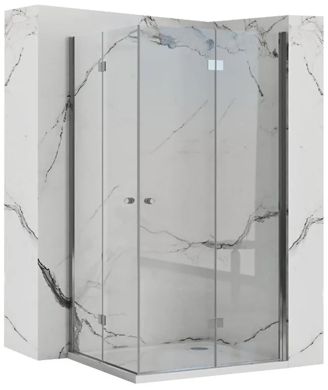 Rea - FOLD N2 skládací sprchový kout 70 x 70 cm, čiré sklo, REA-K1950