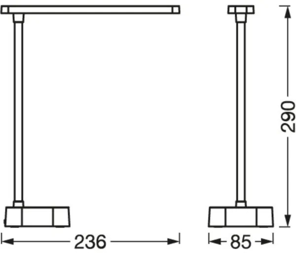 Osram - LED Stmívatelná dotyková stolní lampa PANAN LED/5,2W/5V 1200 mAh CRI 90