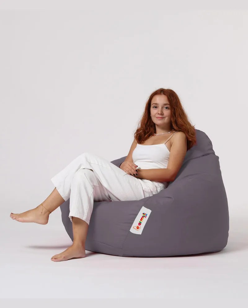 Atelier del Sofa Zahradní sedací vak Premium XXL - Fume, Kouřová