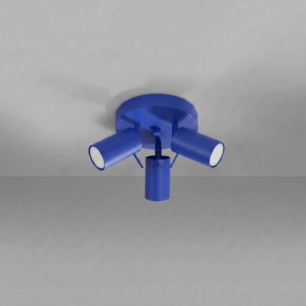 Sollux Lighting Stropní svítidlo RING 3P ultramarínové