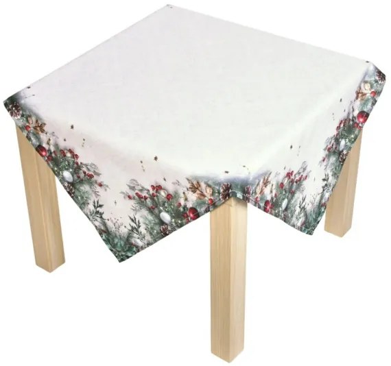 Forbyt Vánoční ubrus Cesmína CYH6024GC 85x85 cm