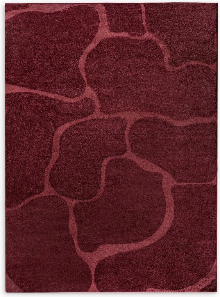 Koberec Alba6, 140x190 cm, bordó