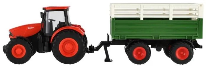 Traktor Zetor RC s vlekem TEDDIES 42cm