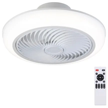 Brilagi-LED Stmívatelné svítidlo s ventilátorem LED/30W/230V 3000-6500K bílá+DO