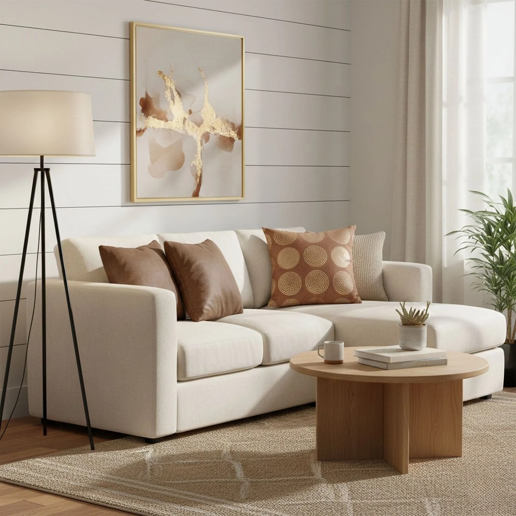 Povlak na polštář LUXOT BC07 45x45 cm hnědý