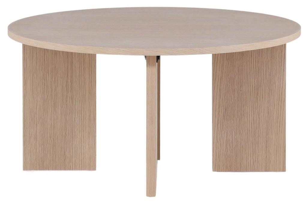 Konferenční stolek Askerön, smetanový, 80x80