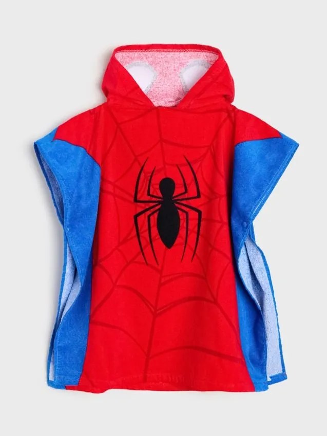 Sinsay - Pončo ručník s kapucí Spider-Man - vícebarevná