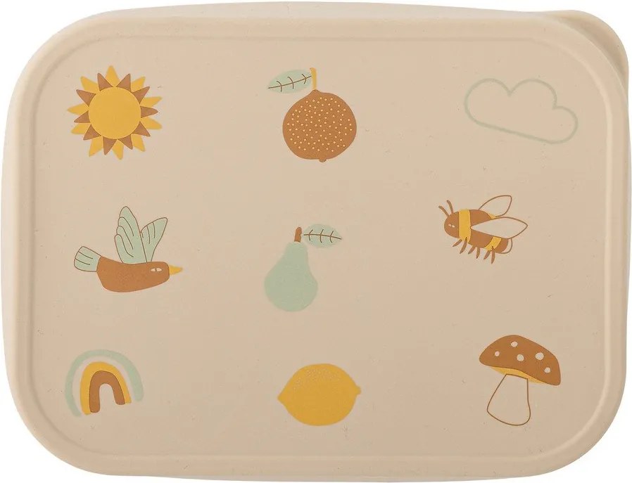 Nerezový dětský svačinový box ve stříbrné barvě Agnes – Bloomingville Mini