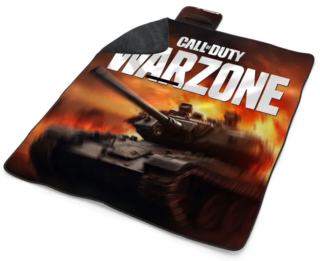 Sablio Plážová deka Call of Duty Warzone - tank: 200x140 cm