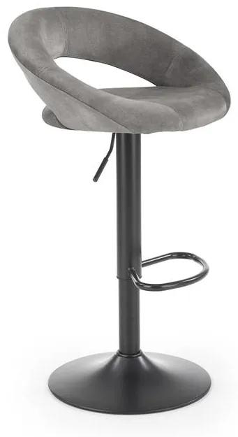 HALMAR H102 barová židle šedá