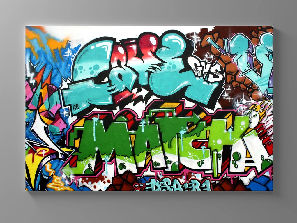 Dětský obraz graffiti Rozměr: 120 x 80 cm