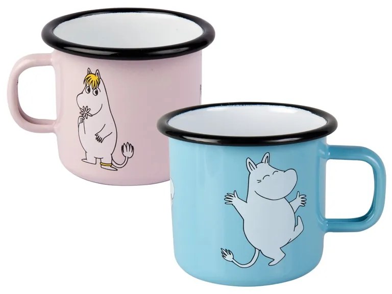 Sada hrnečků Moomin 0,25l, 2 ks