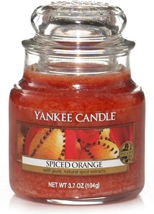 Vonná svíčka Yankee Candle Spiced Orange, malá