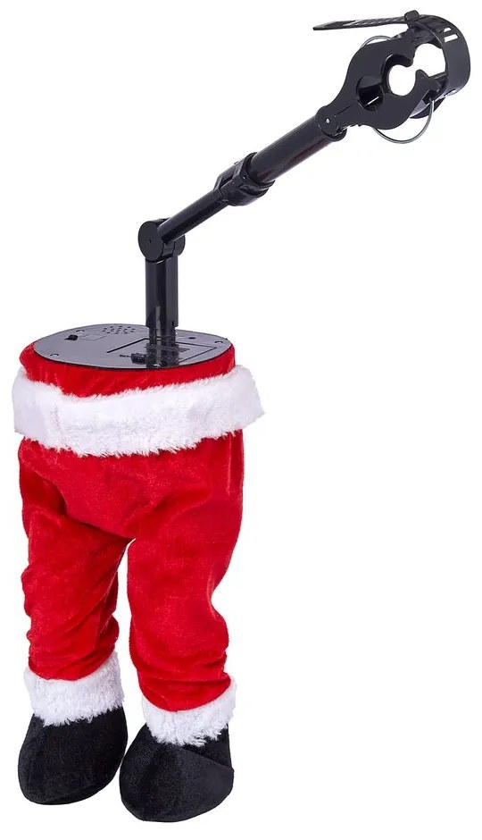 X-MAS Ozdoba nohy ve stromě Santa 35 cm