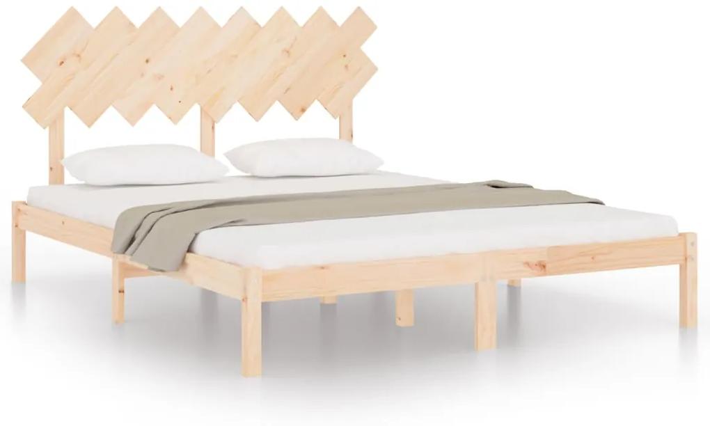 vidaXL Rám postele 160 x 200 cm masivní dřevo