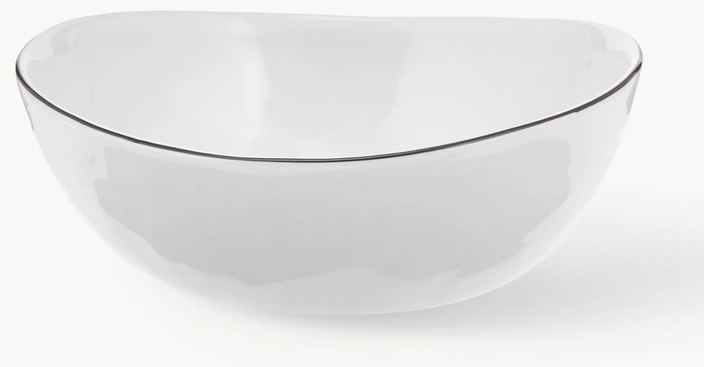 Sada ručně malovaných porcelánových misek Salt, 4 díly