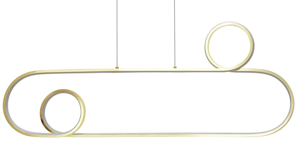 Toolight - LED závěsné svítidlo APP809-CP GOLD, zlatá, OSW-09850
