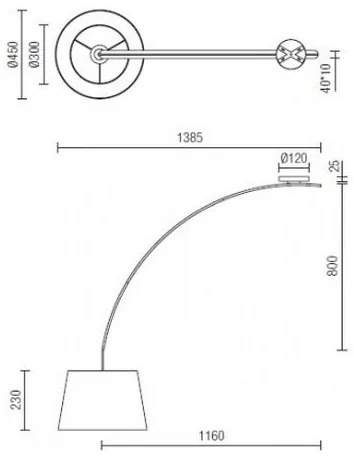 Redo 02-382 - Stropní svítidlo SWAP 1xE27/42W/230V šedá