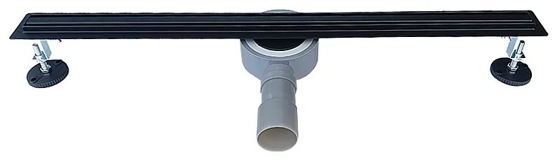 BPS-koupelny Sprchový odtokový žlab DL03 HYD-2609 100 cm, černý