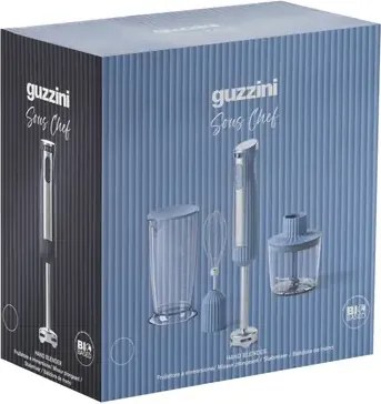 Guzzini Sous Chef šedá / Ruční mixér / s příslušenstvím