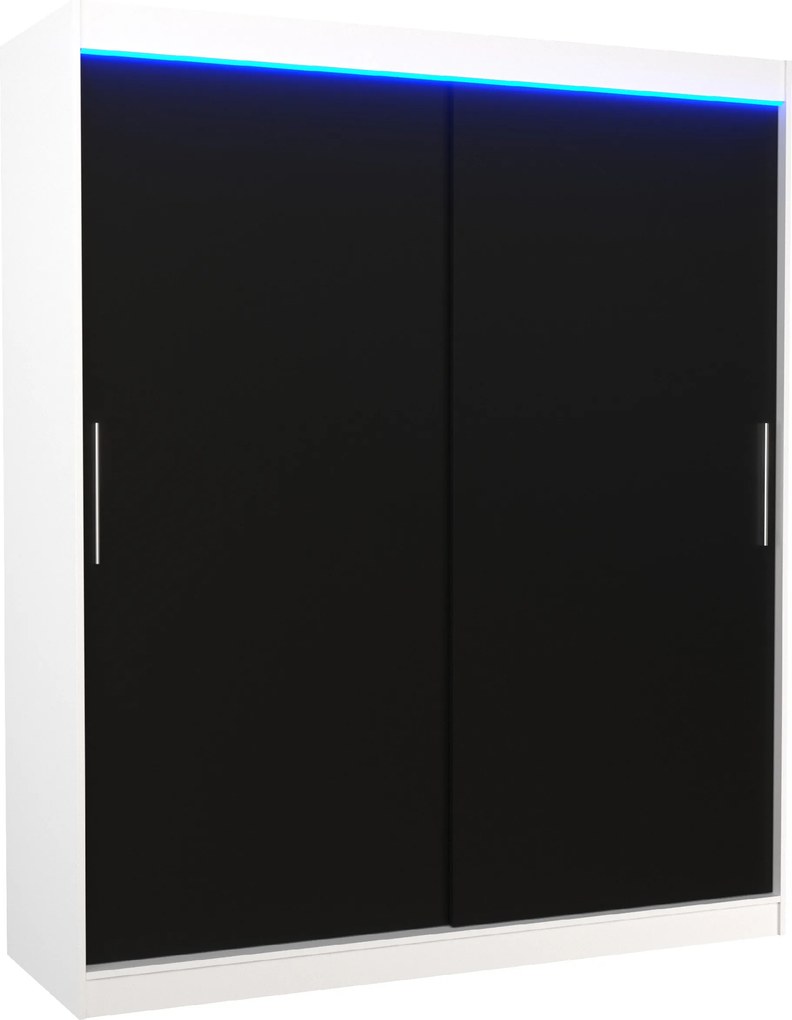 ADRK Furniture Posuvná skříň s LED osvětlením LINCOLN 180 ADRK-SW-LIN-WB-180
