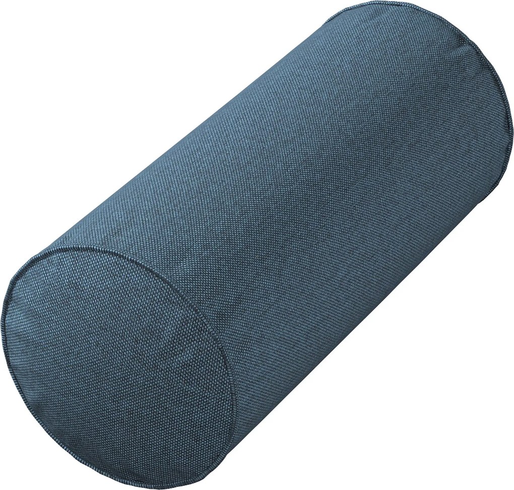 Potah na válec IKEA Ektorp barva modrá látka pletený vzor