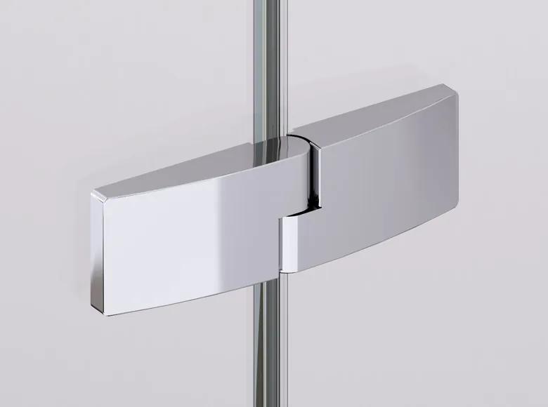 Sanswiss ESCURA ES13 jednokřídlé sprchové dveře 80 cm ES130805007 Šířka: 800 mm, Profil: Aluchrom, Sklo: Hladké čiré