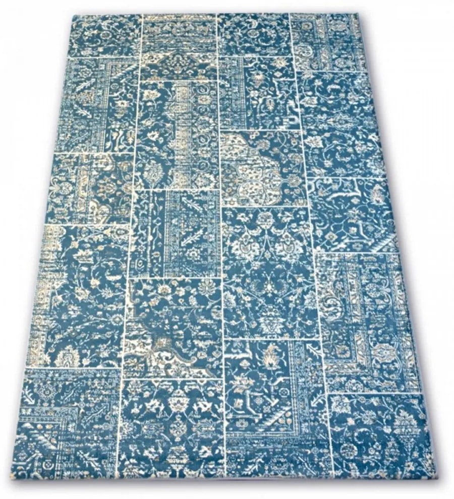 Luxusní kusový koberec akryl Denis modrý 80x150cm
