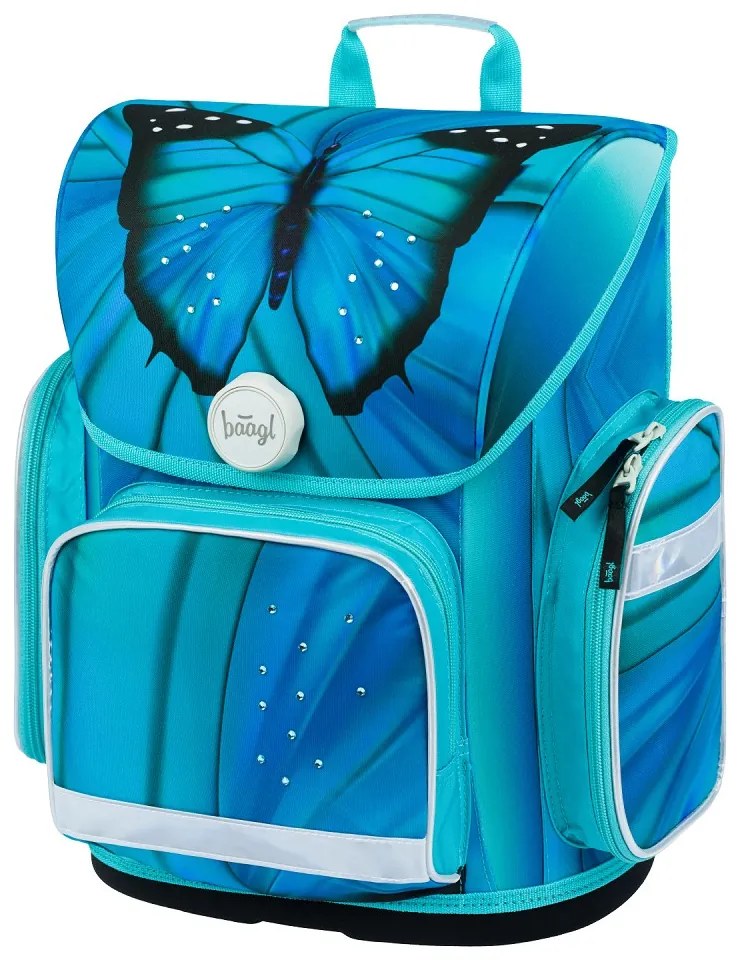 BAAGL Ergo - školní aktovka Butterfly